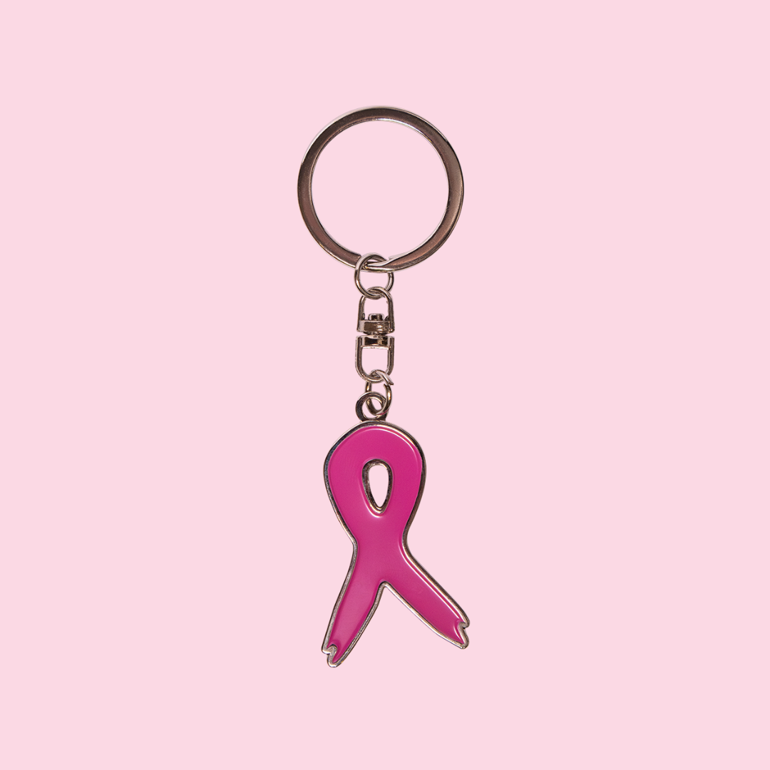 Enamel keyring – Breast Cancer Foundation NZ